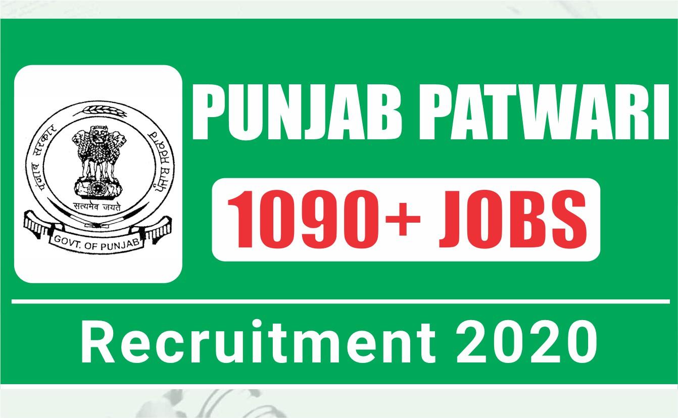 PUNJAB PATWARI 2020 - PUNJAB PATWARI RECRUITMENT 2020 |PUNJAB PATWARI ...
